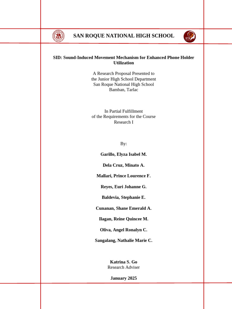 Group 2 Sid Revised 5 Pdf Arduino Experiment 8159
