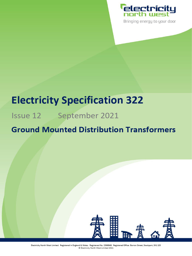 Ground Mounted Distribution Transformers I12 | PDF | Transformer ...