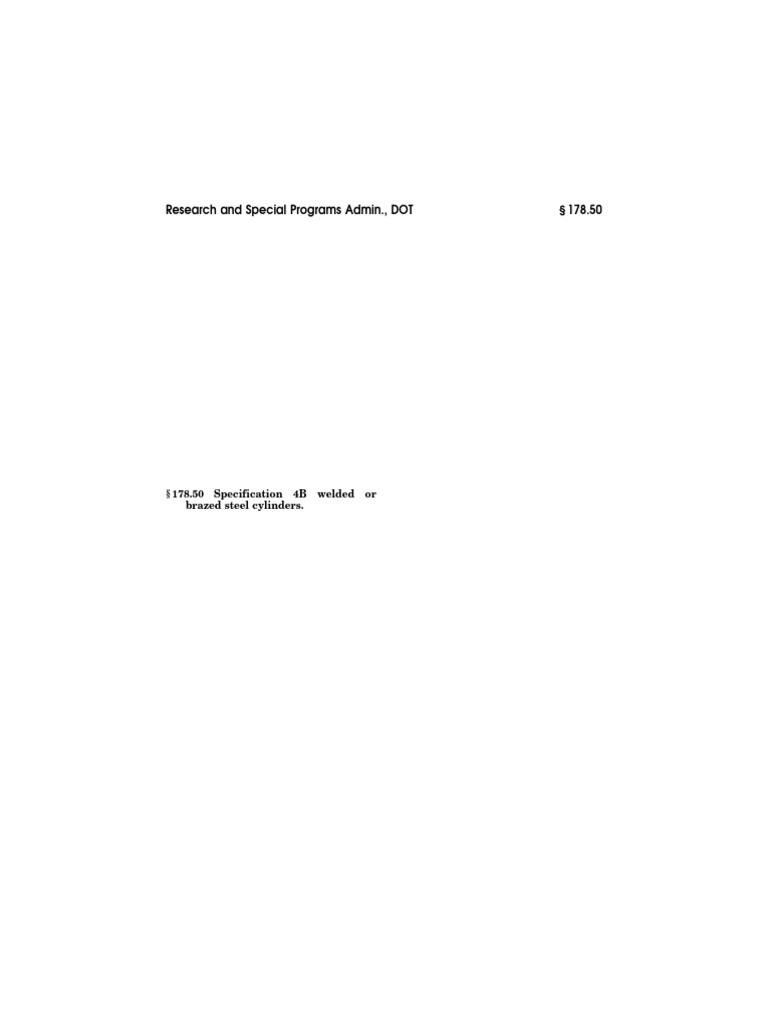 DOT 4B Steel Cylinder Specifications | PDF | Welding | Construction