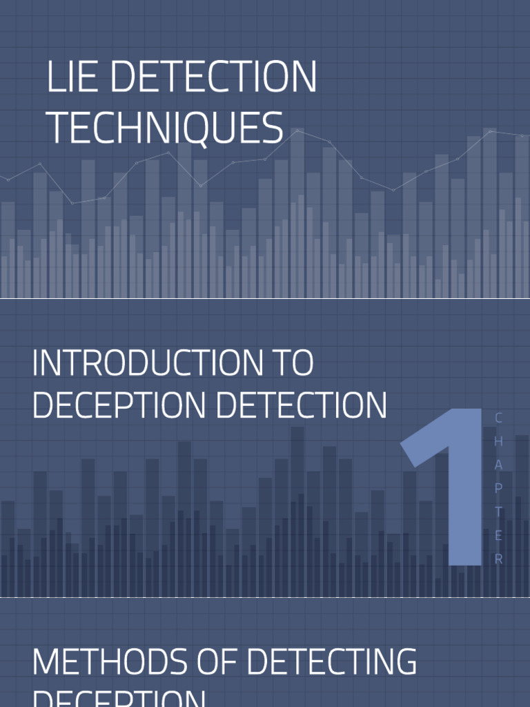 CHAPTER-1-Lie-Detection-Techniques-LECTURE | PDF | Hypnosis