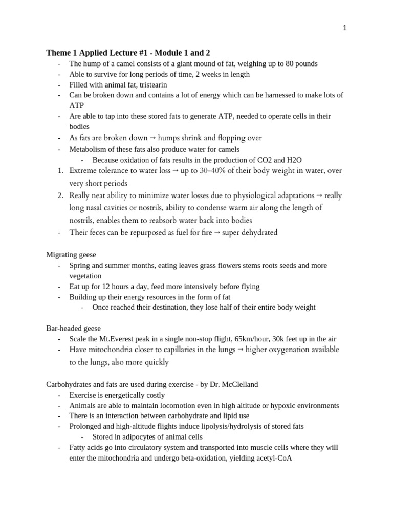 Bio 1A03 Applied Lecture Notes | PDF | Epigenetics | Gene