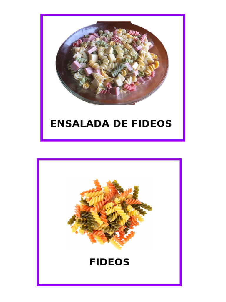 Ensalada de fideos | PDF Ensalada de fideos | PDF
