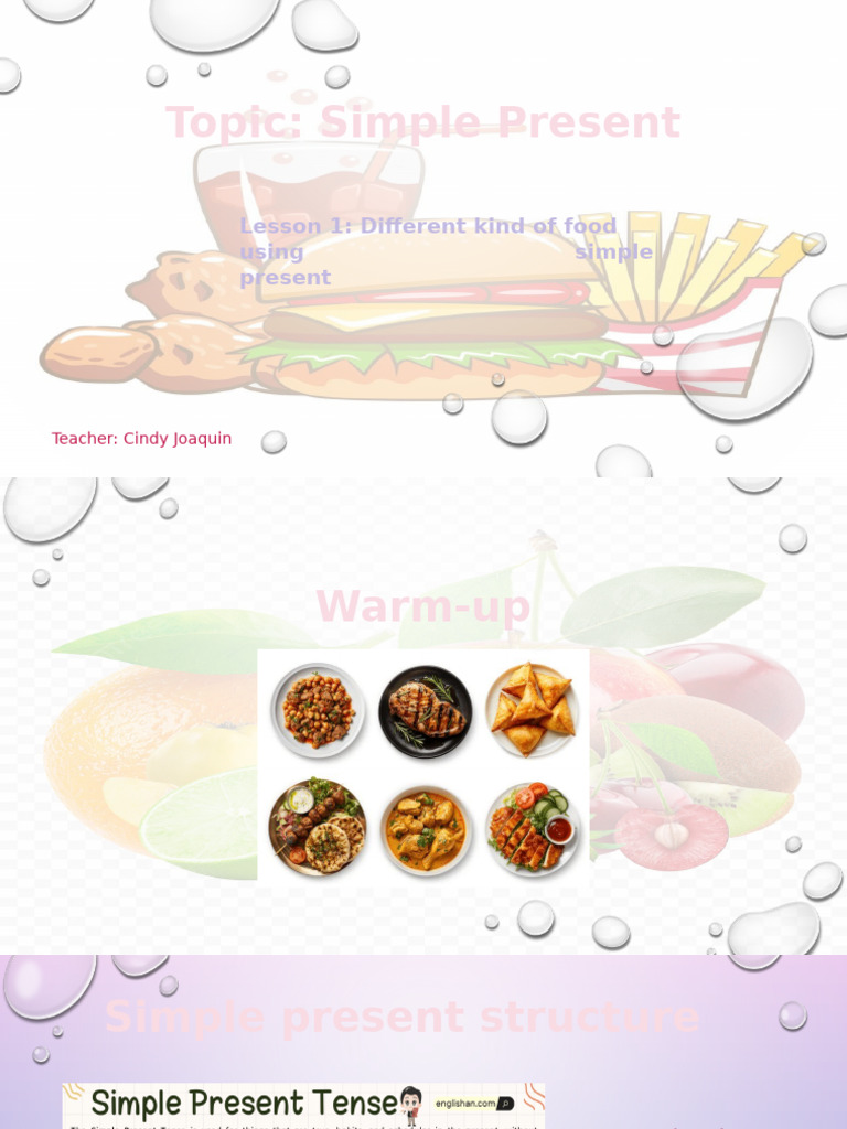 Simple Present presentation | PDF