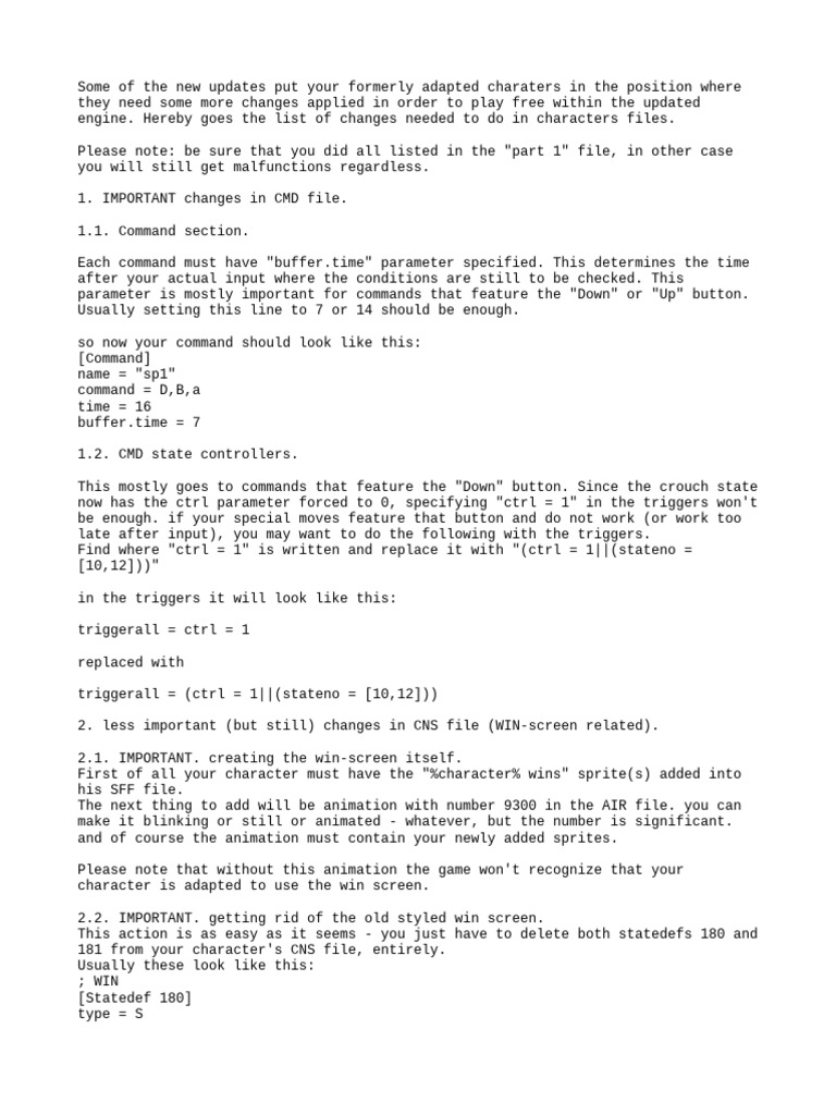 Updating Characters - Part2 | PDF | Computing | Computer Programming