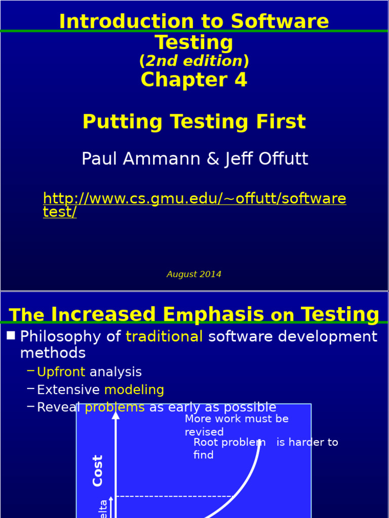 Ch04-agiletest | PDF | Software Testing | Agile Software Development Ch04-agiletest | PDF | Software Testing | Agile Software Development