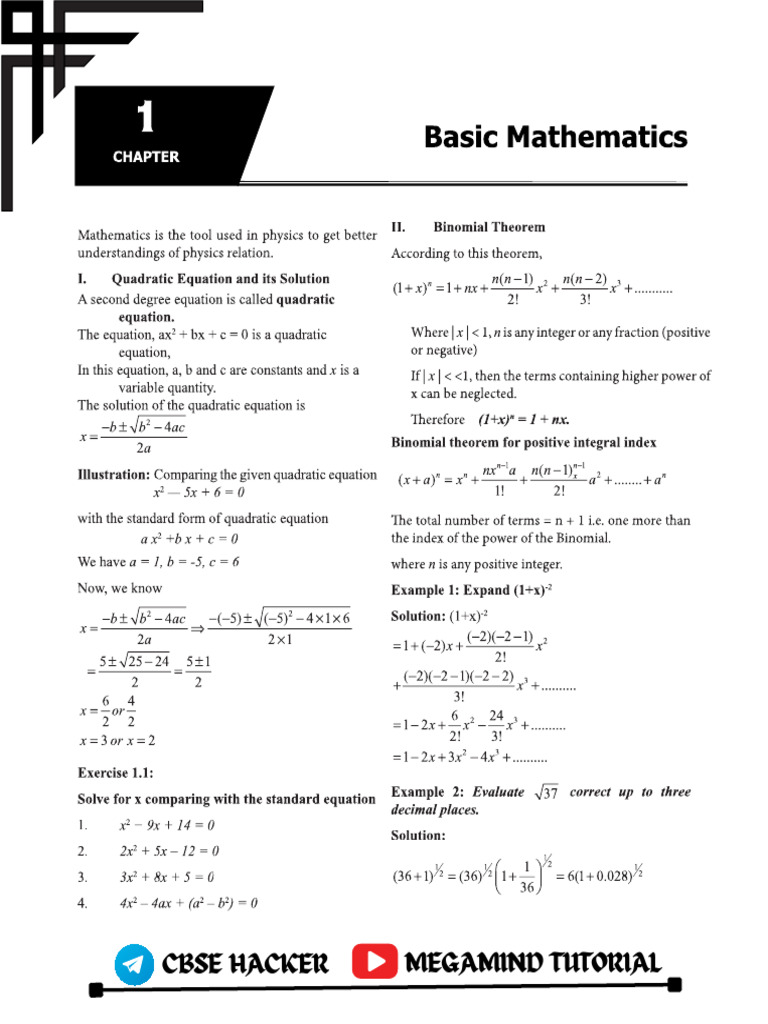 Cheet Sheet (Physics) @cbse Hacker | PDF