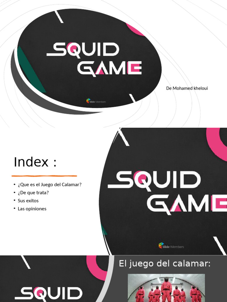 Presentación de Squid Game New | PDF