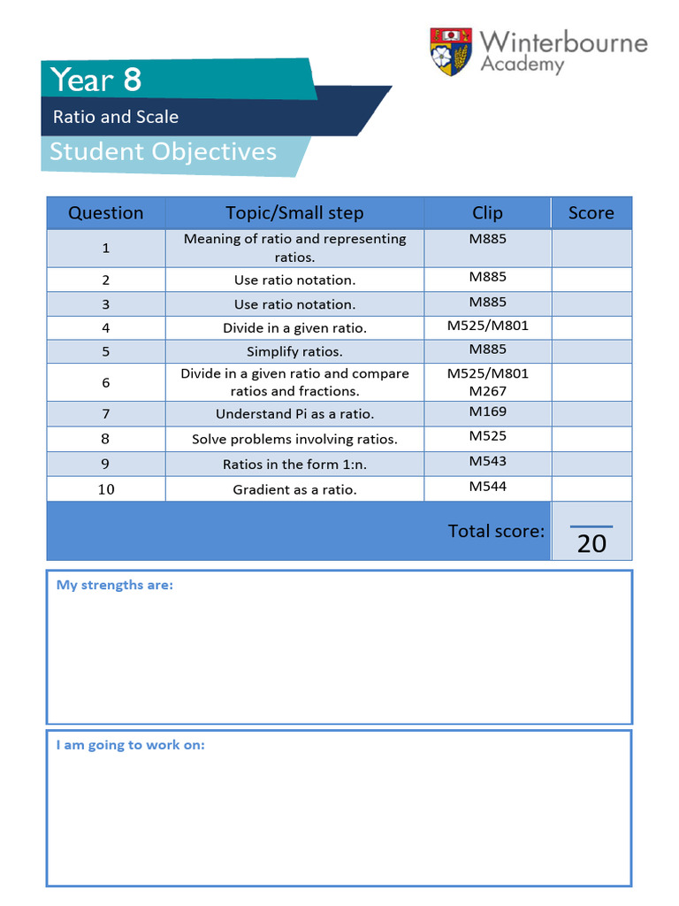Ratio Mastery for Students | PDF