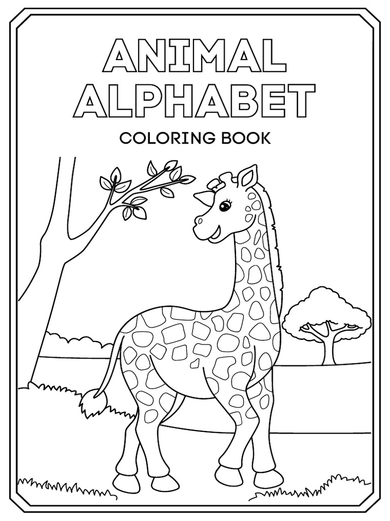 Animal Alphabet Coloring Book | PDF