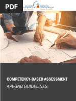Competency Assessment Guide Apegs 2024 | PDF | Academic Degree | Engineer