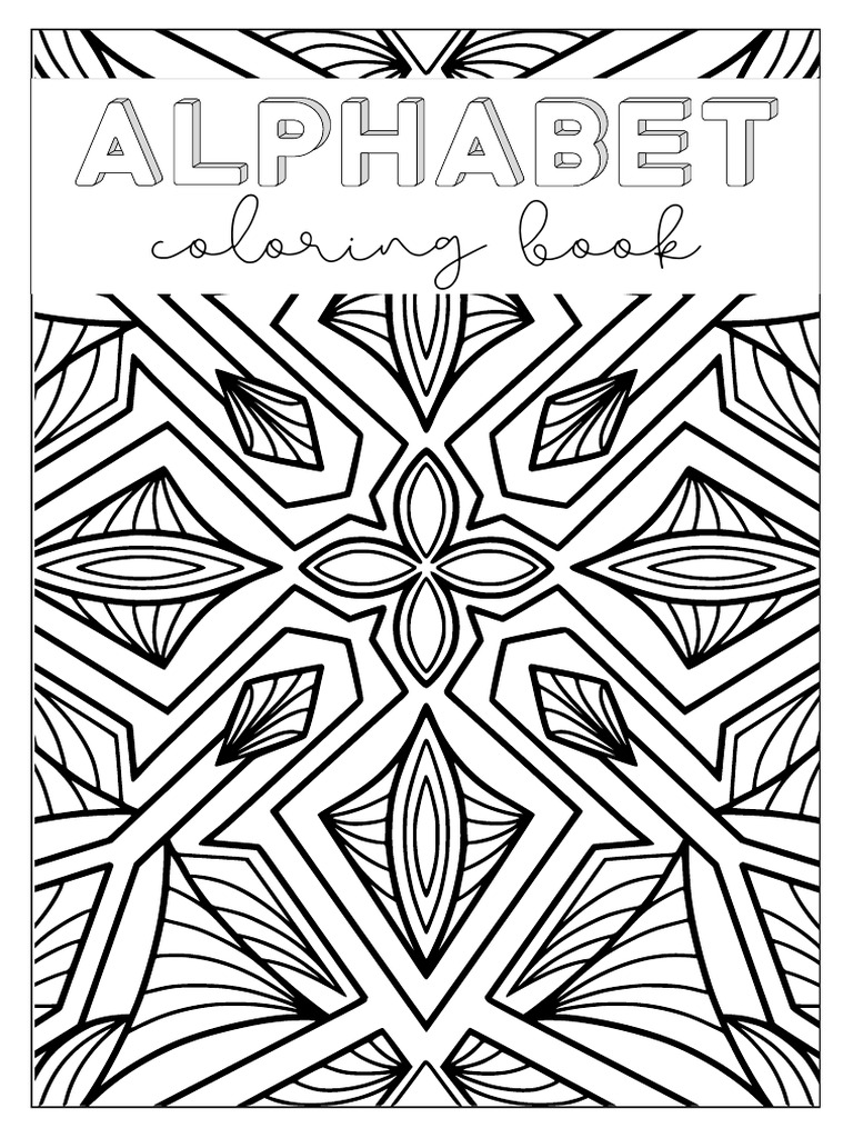 Alphabet Mandala Coloring Book | PDF