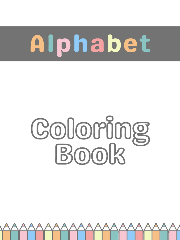 Alphabet Coloring Book | PDF