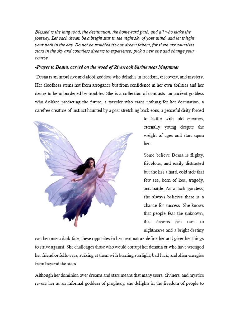 Desna: Goddess of Dreams and Travel | PDF | Dream | Priest