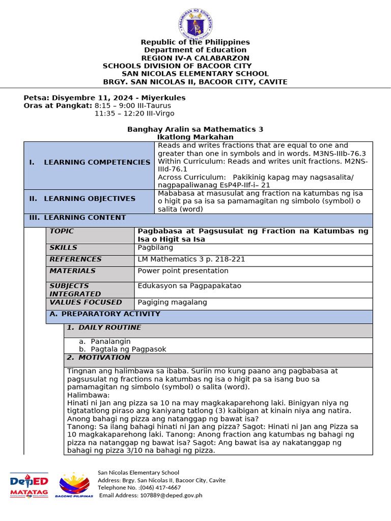 Math-3-Quarter-3-Week 2-Dec 11 | PDF