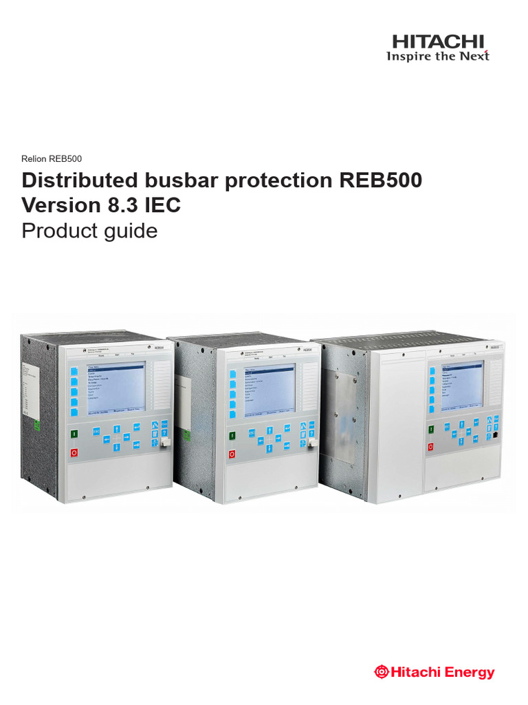 1MRK505402-BEN F en Product Guide REB500 8 | PDF | Electromagnetic ...