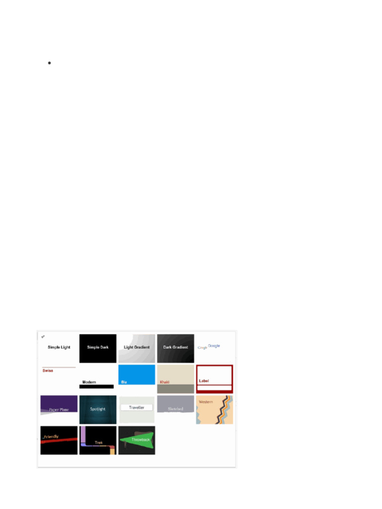 Tutorial Presentacion Google | PDF | Botón (Computación) | Menú (Computación)