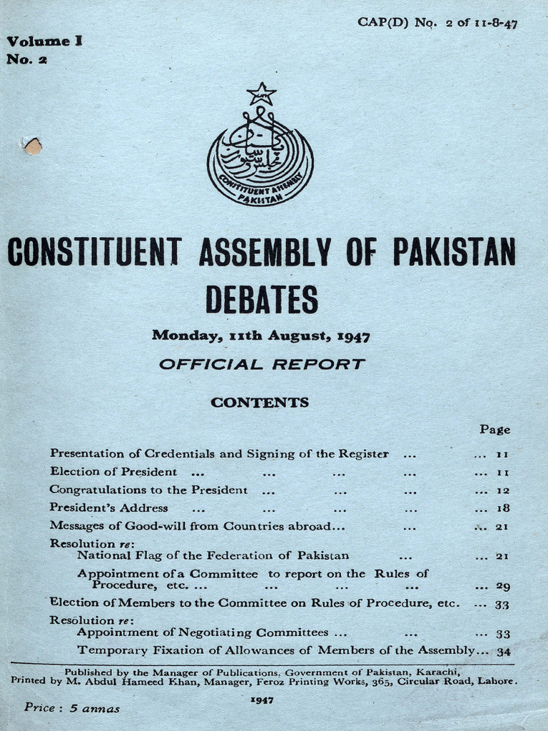 11th August 1947 | PDF