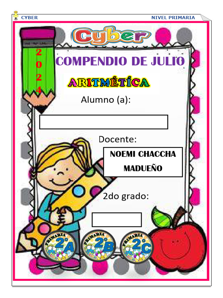 COMPENDIO ARITMÉTICA 2 Grado | PDF | Color | Psicofísica