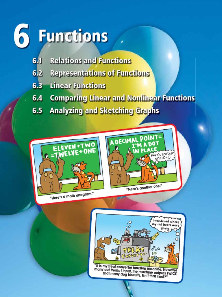 Big-Idea-Algebra - Relations Functions 01 | PDF | Function (Mathematics) | Area