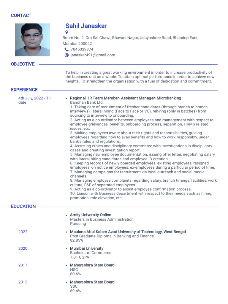 SSJ CV | PDF | Business | Economies