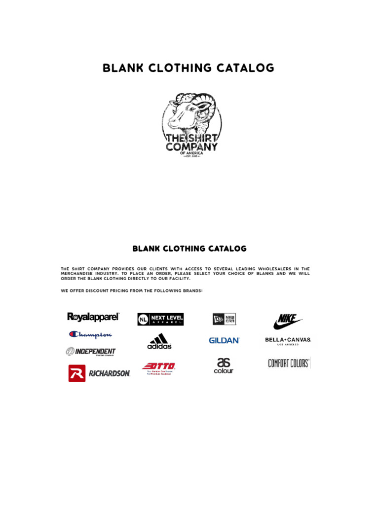 TSC Apparel Catalog Overview | PDF | Shirt | Textiles
