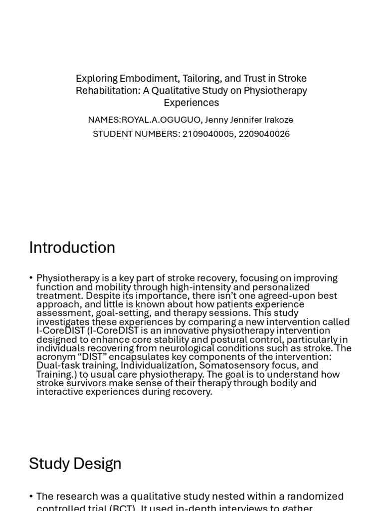 Presentation 8 (1) | PDF | Physical Therapy | Goal Setting