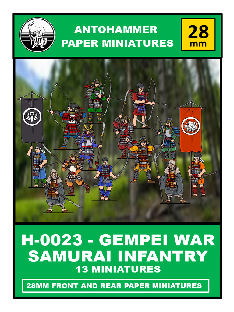 H-0023 - Gempei War Samurai Infantry | PDF