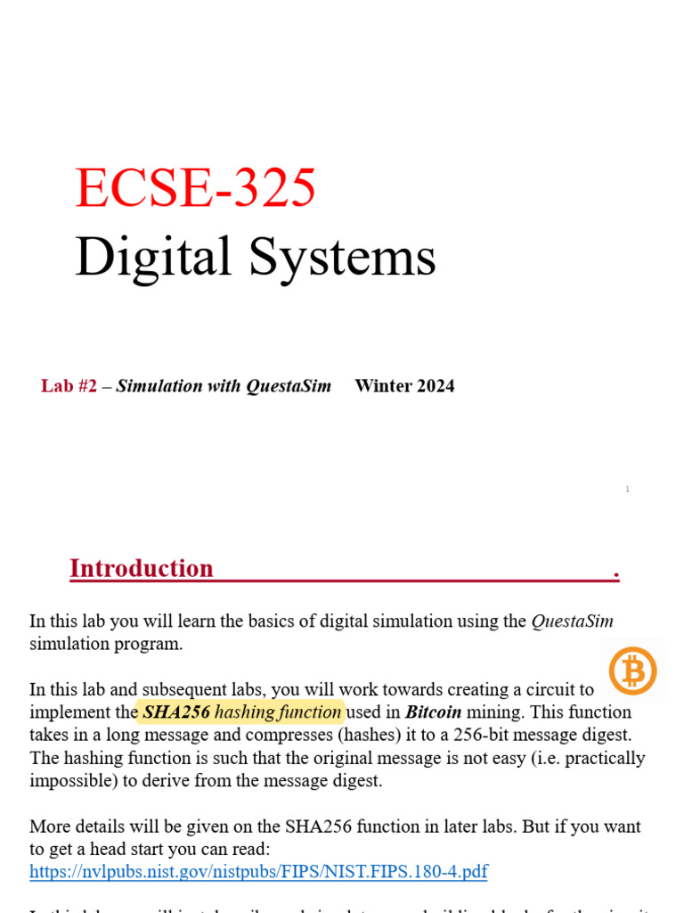 ece325lab2 | PDF | Vhdl | Computer Programming