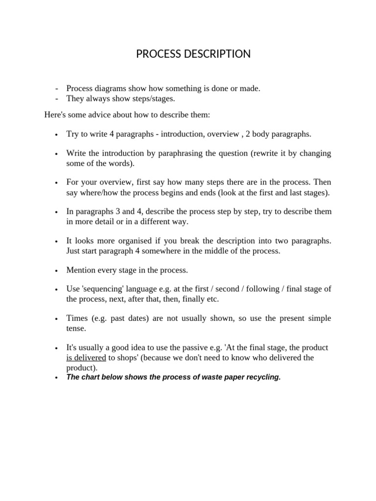 Process Description | PDF