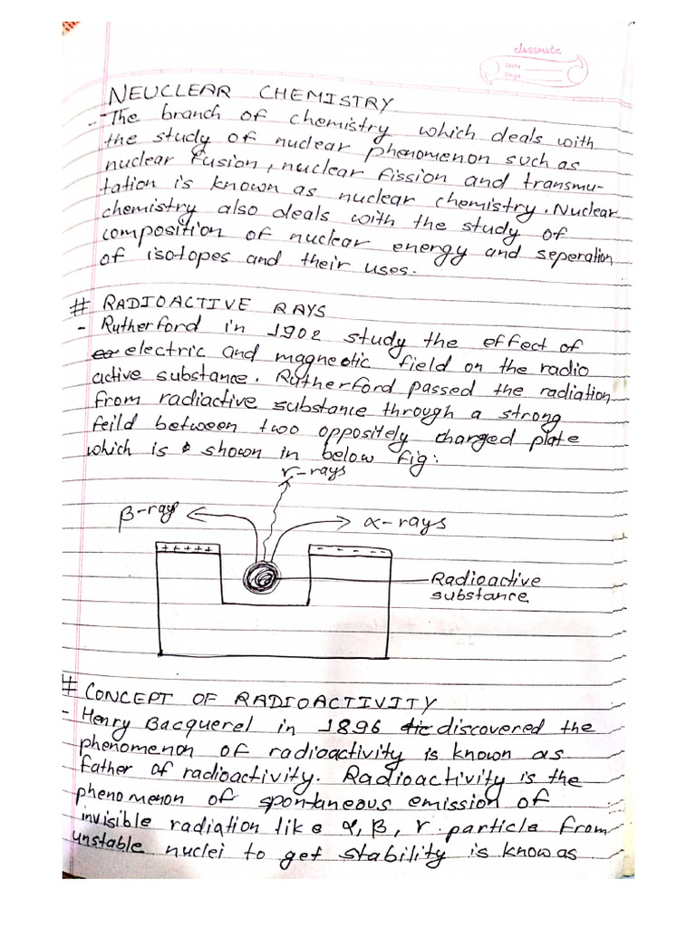 Nuclear Chemistry and Applications of Radioactivity | PDF