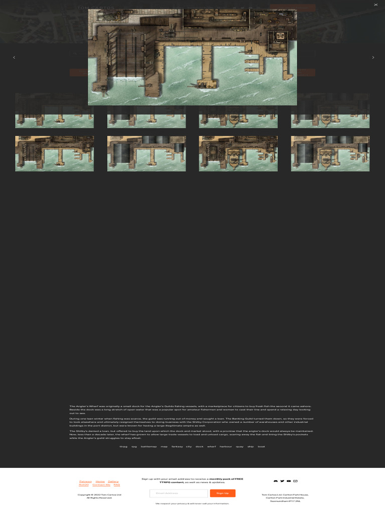 TTRPG Battlemaps & Assets - Tom Cartos | PDF | Water Transport | Shipping