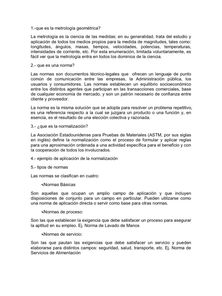 Qué es la metrología geométrica