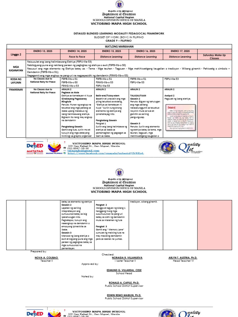 Fil9 Q3 Week4-DBOW | PDF