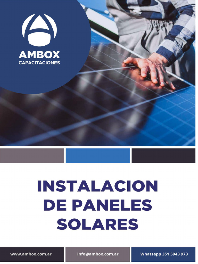Tipos y Funcionamiento de Paneles Solares | PDF | Panel solar ...