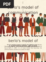 David Berlo (1960) SMCR Model of Communication | PDF | Communication ...