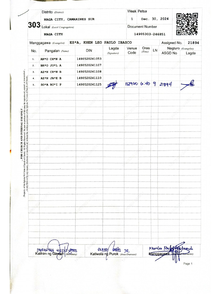 R3 03 Week 01 Purok 5 | PDF