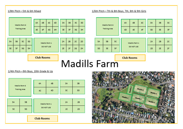 Madills Farm Club Room Schedule | PDF