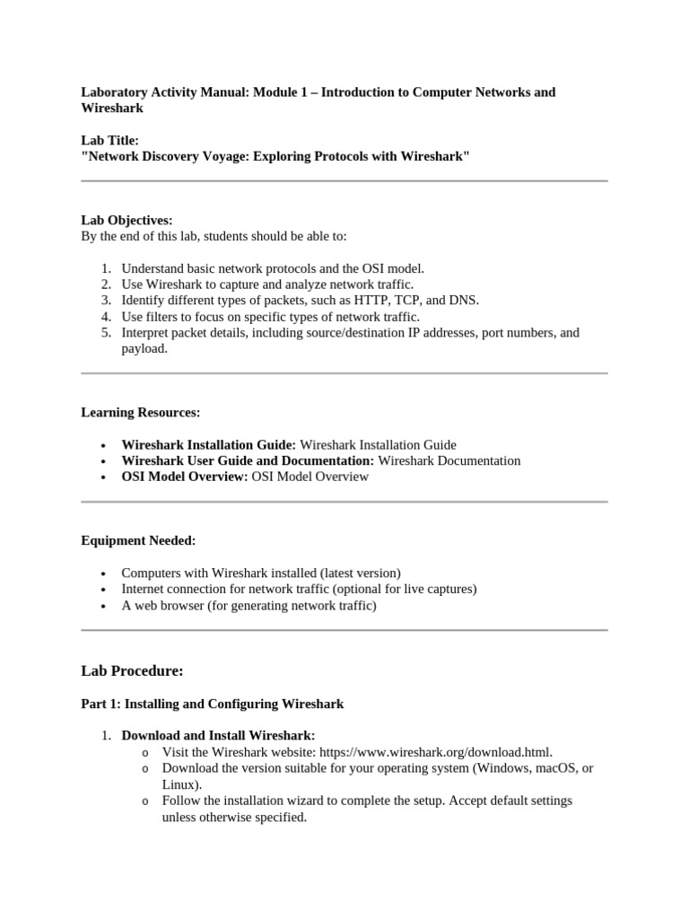CpE 321 Laboratory Activity Manual | PDF | Transmission Control ...