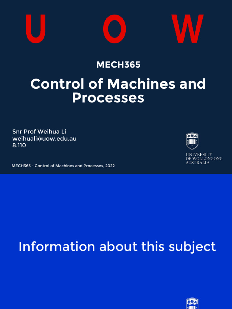 Lectures | PDF | Control Theory | Damping