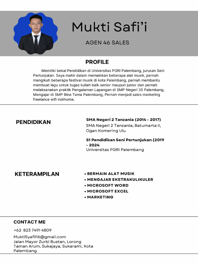 Cv Mukti Safi’i.pdf | PDF