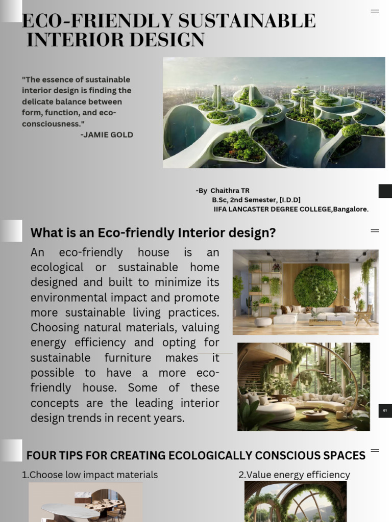 Sustainable Interior Design Principles | PDF | Sustainability ...