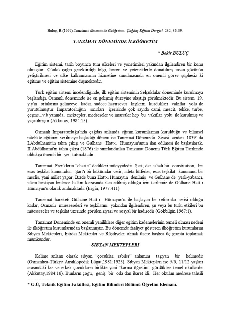 Tanzimat | PDF