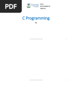 C Programming Basics Guide | PDF | Pointer (Computer Programming) | Integer (Computer Science)