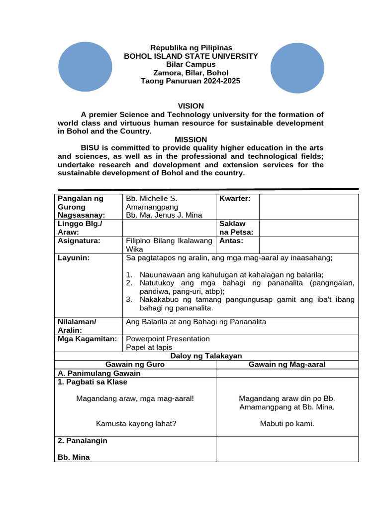 Lesson Plan Draft! | PDF