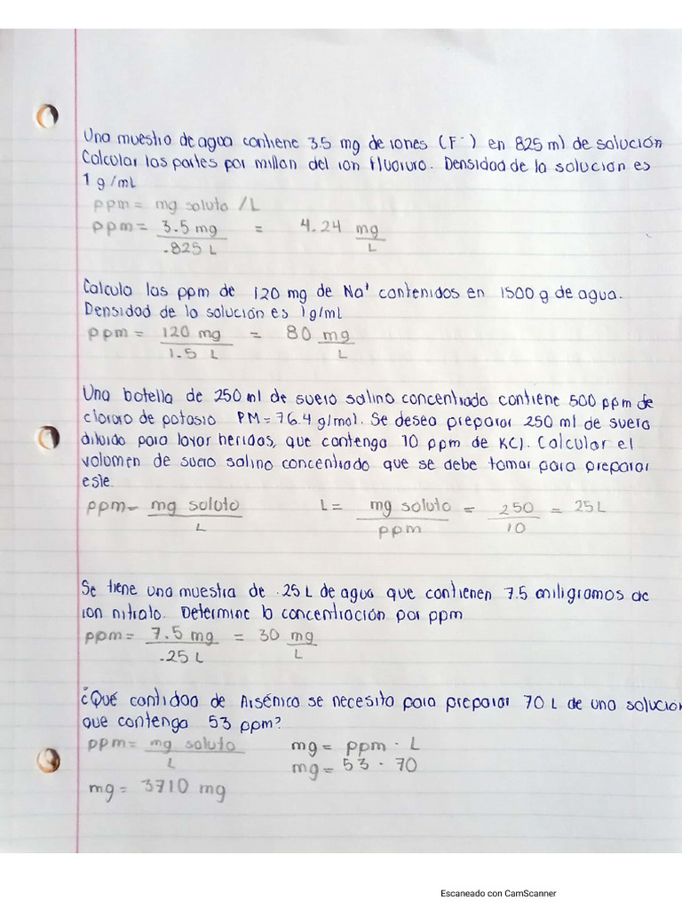 Ejercicios PPM | PDF