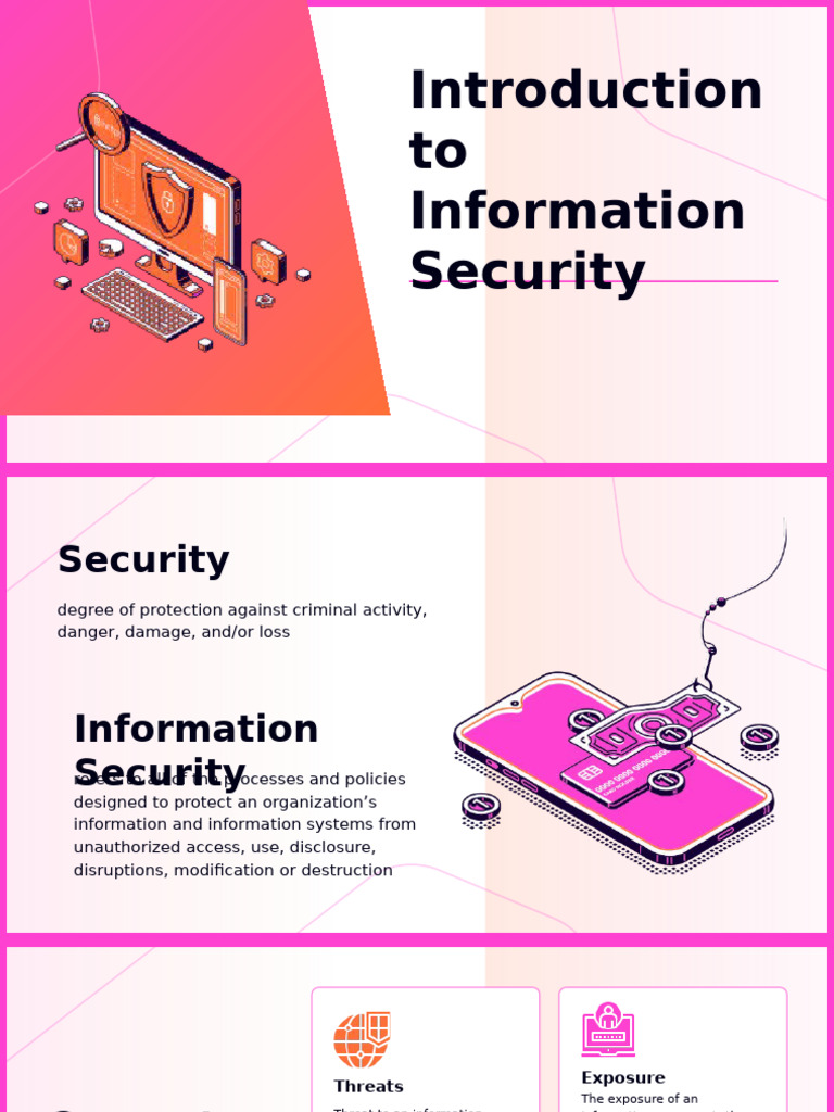 Intro to Information Security Overview | PDF | Computer Security | Security