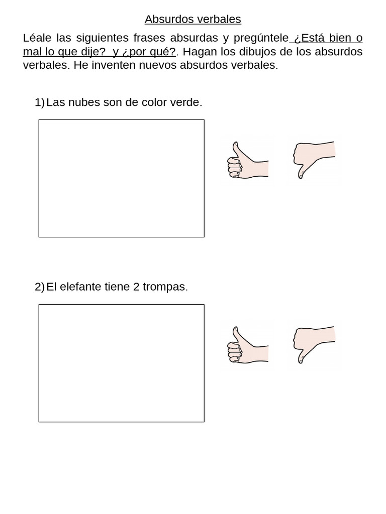 Absurdos Verbales 2 | PDF