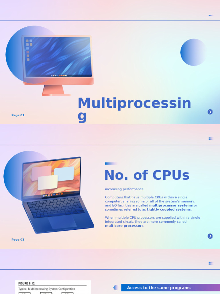 Multiprocessing | PDF | Central Processing Unit | Multi Core Processor