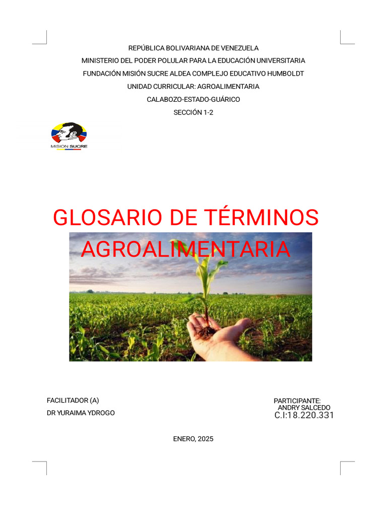 Glosario de Terminos Andry | PDF | Plantas | Botánica