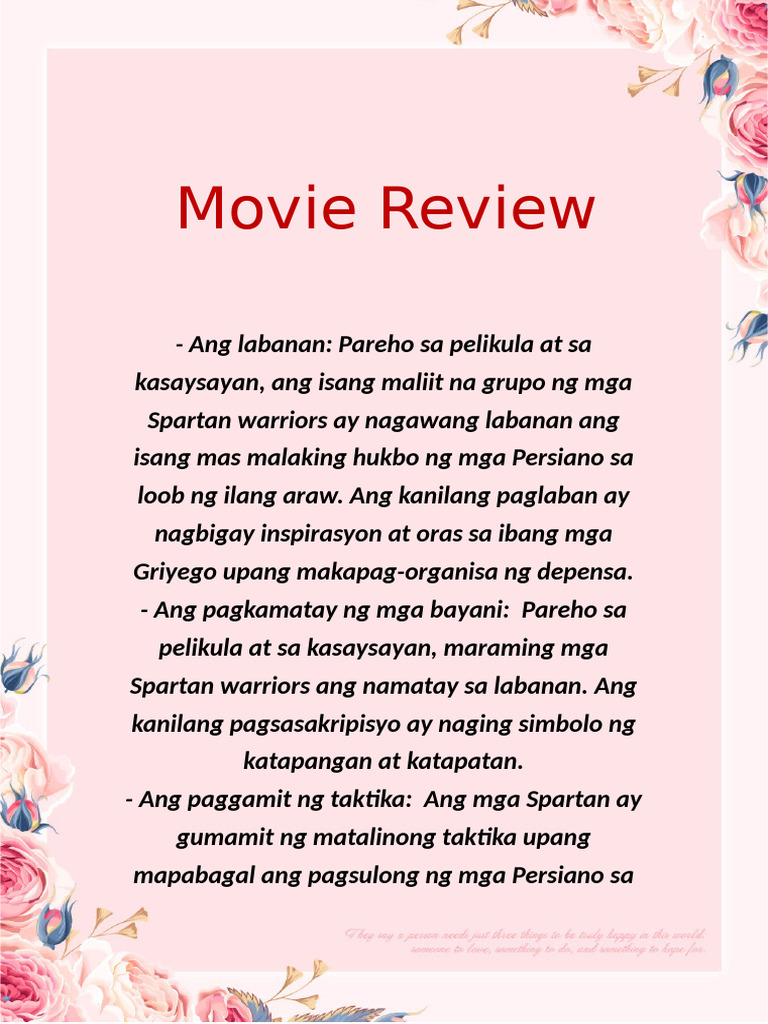 Movie Review-WPS Office | PDF